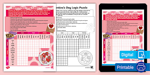 Science Fair Logic Puzzle for 6th-8th Grade