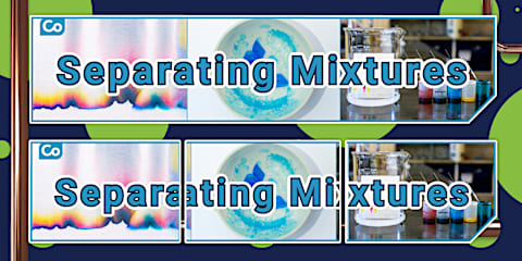 Separating Mixtures Display Poster