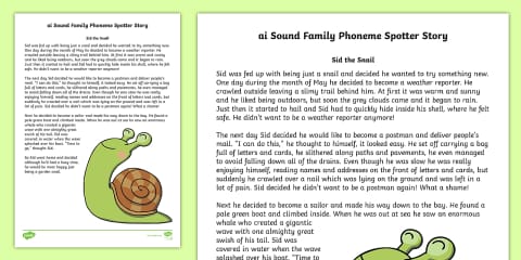 Spelling Activity - 'a-e', 'ai', 'ei' or 'ay' Words