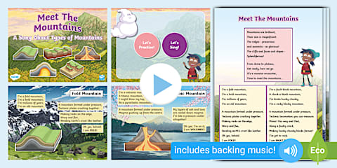 KS2 Fold Mountains Art Activity