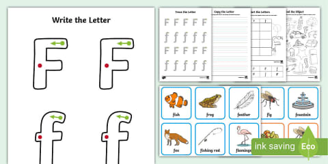 Letters and Sound Set 5 h/b/f/ff/l/ll/ss Cut, Sort and Paste