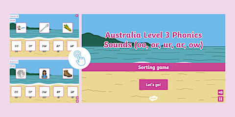 Grade 2 Phonics: ur Interactive Go! Game