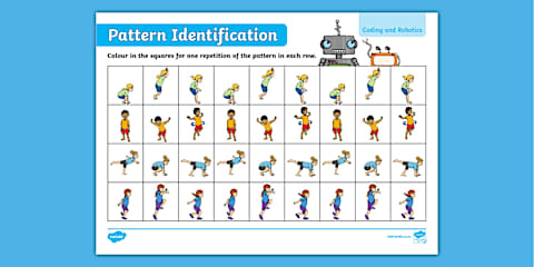 Grade 1 - Coding: Complete the Patterns