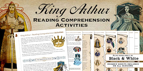 King Arthur - Cloze Passage Activity