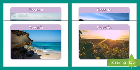 Oceania Word Search