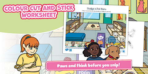 Design a Unicorn Colour, Cut and Stick Activity
