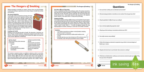 Smoking and Vaping Discussion Cards
