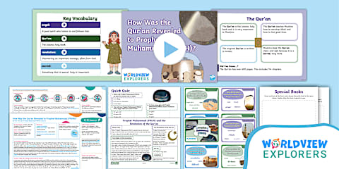 RE: The Life of Prophet Muhammad (PBUH): KS1 Lesson Pack 4
