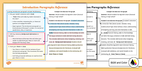 Sixth Grade Pronouns Reference Sheet
