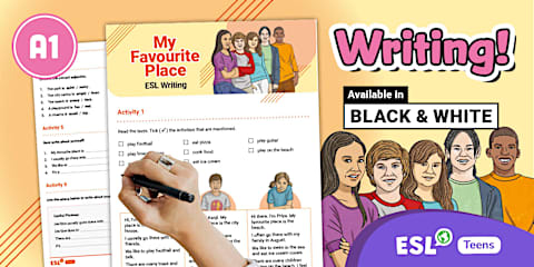 ESL Writing: My Favourite Restaurant [Teens, A2]