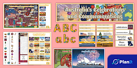 Year 3 HASS History Australia's Celebrations Unit Pack 1