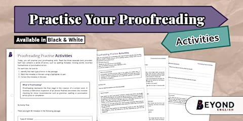 Editing and Proofreading Checklists Years 5-6