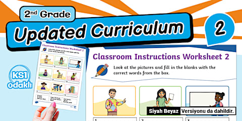ESL Classroom Instructions Activity Sheet [Kids, A1-A2]