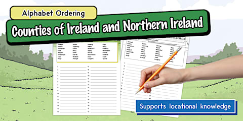 Irish Myths and Legends Hexagon Writing Template