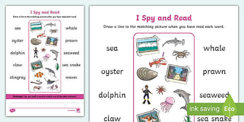 How Do You Spell Ocean Animals? Spelling Activity