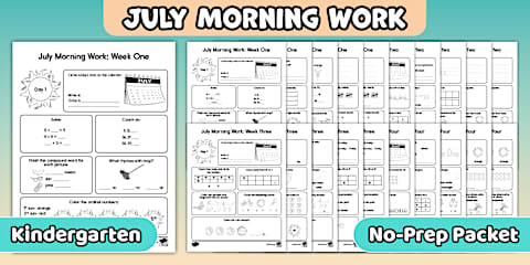 Kindergarten Place Value Ten and Ones Exit Ticket