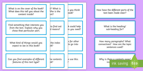 Non Fiction Guided Reading Response Activity