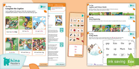 Level 2c Decodable Readers: The Map