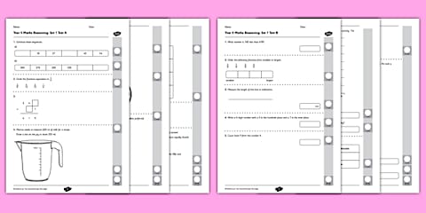Year 5 Maths Test Reasoning Pack and Analysis Grid Set 1