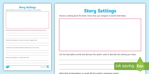 Visualising a Setting Reading Activities | Reading Strategy