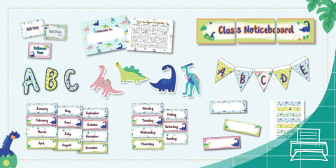 Cactus Classroom Display Pack