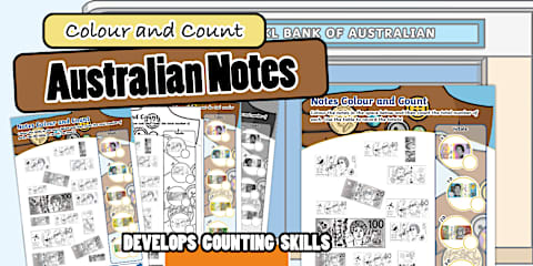 Winter in Australia Counting to 10 Worksheet