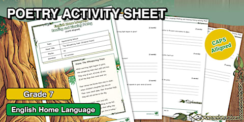 Grade 7 - English - Figures of Speech - Worksheet (CAPS Aligned)