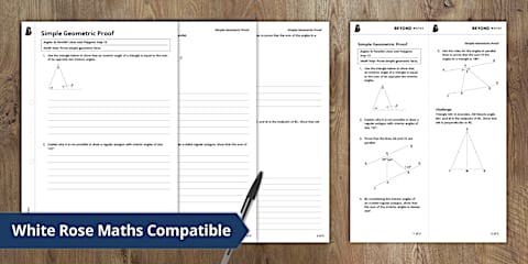 Geometry Proofs Examples and Answers PDF - Primary Resources