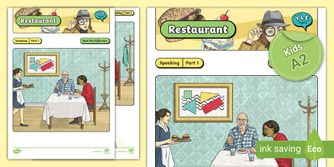ESL At a Restaurant Lesson [Kids, A2]