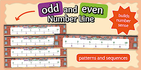Odd and Even Numbers to 10 Number Hunt Activity Sheet
