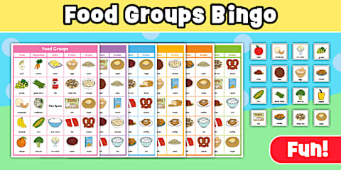 Kindergarten Basic Food Groups Exit Ticket