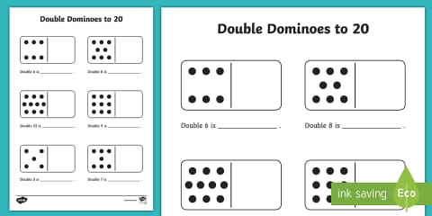 Doubles Maths Matching Game