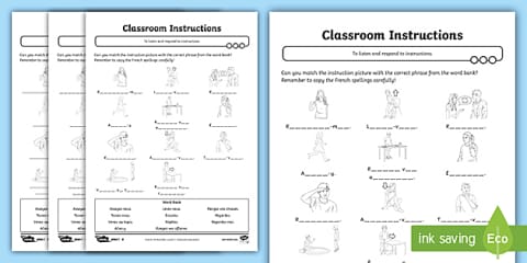 Learn French Worksheet Starter Pack