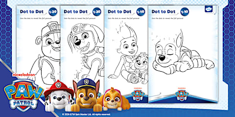 PAW Patrol: Number Formation Activity Sheets