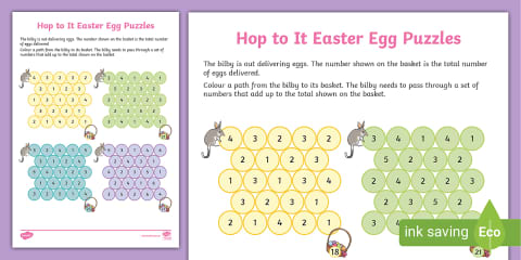 Easter Secret Code Breaking Puzzle - All Difficulty Levels