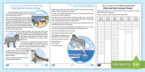 'Oa', ‘ow', 'o', 'oe' and 'o-e' Sound Family Phoneme Spotter Story ...
