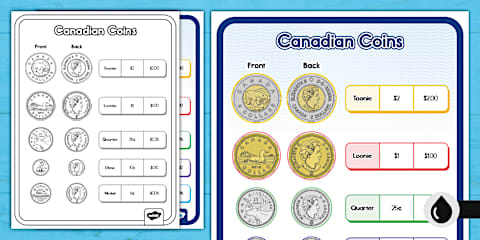 Life-Size Canadian Coin Cut-Outs