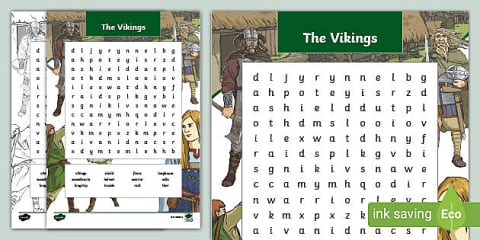 Vikings in Ireland Timeline Cut and Paste Activity Sheet