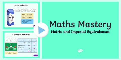 M5–10: Metric and Imperial Units – Length | Converting Units | Maths ...
