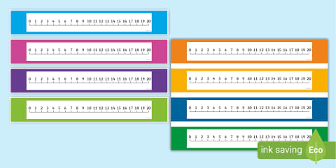 1-10 Number Line