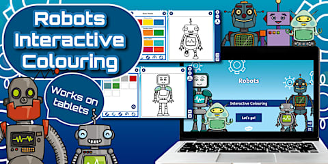 Parts of a Robot Interactive Labelling Activity
