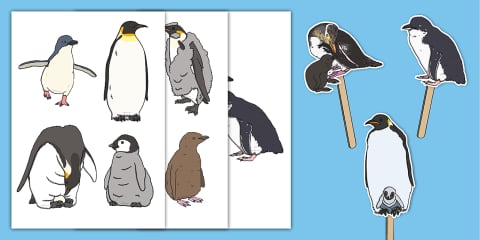 Penguin Pencil Control Sheets
