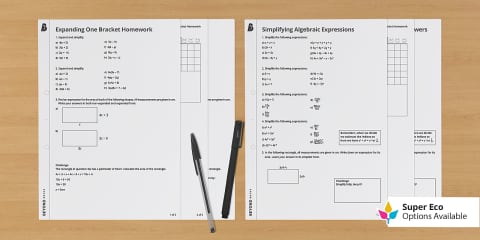 Algebra Revision Pack: Years 7 - 10