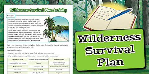 Survival on Desert Island Challenge (STEM)