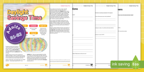 Daylight Saving Time Quiz - PowerPoint & Google Slides