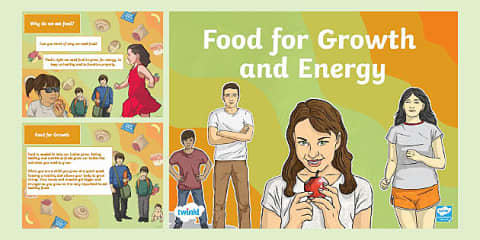 First Grade Energy From Food PowerPoint & Google Slides