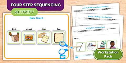 3-Step Picture Sequencing Cards