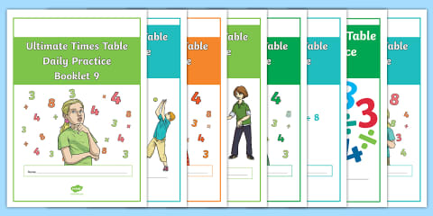 Ultimate Times Table Daily Practice Booklets (PDF) x2, x5, x10 Resource ...