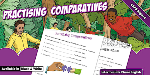 Grade 4 English – Term 3 – Similes – Activity Sheet (CAPS Aligned)