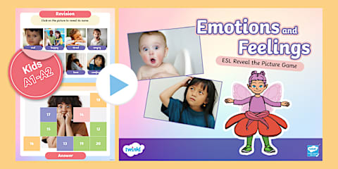 ESL Emotions and Feelings Lesson [Kids, A1-A2]